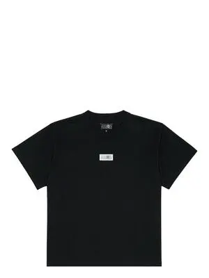 MAISON MARGIELA Logo Tee Off - Black