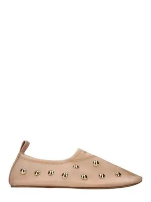 Chloé Leather Rita Ballet Flats - Nude
