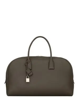Saint Laurent Leather Sac De Jour Duffle Bag - Green