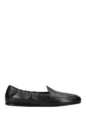 Church's Leather Gathered Moccasin Loafers - Black