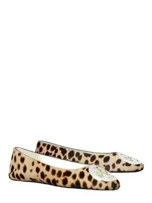 Tory Burch Reva Calf Hair Ballet Flat - Cheetah Spots
