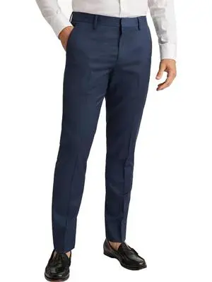 Bonobos Jetsetter Slim Fit Stretch Wool Dress Pants - Light Navy
