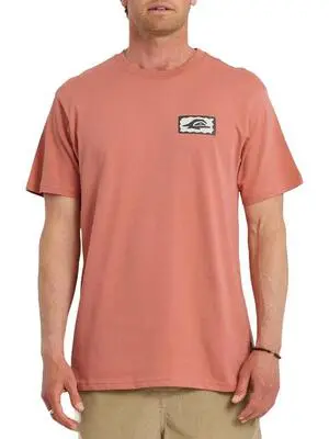 Quiksilver Serenity Splash Cotton Graphic T-shirt - Desert Sand