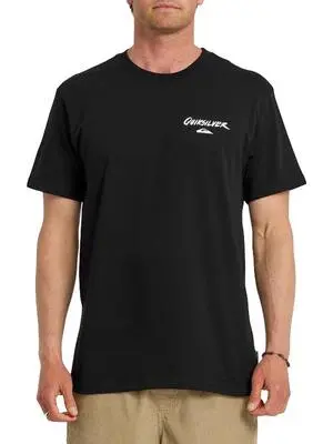 Quiksilver Pipe Dream Cotton Graphic T-shirt - Black