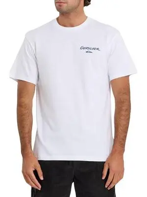 Quiksilver Pipe Dream Cotton Graphic T-shirt - White