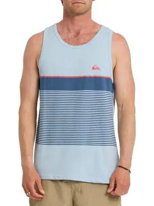 Quiksilver Tijuana Stripe Cotton Tank - Skyway