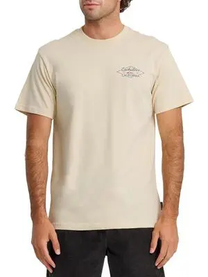 Quiksilver Ca San O Day Cotton Graphic T-shirt - Bone White
