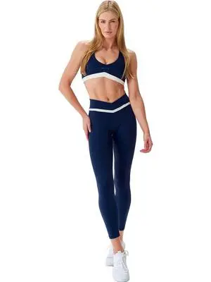 REVYVE ACTIVE V-sculpt Legging - Midnight/white