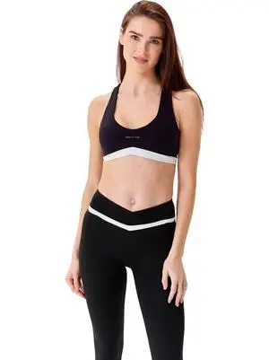 REVYVE ACTIVE Scoop Bra Black/white