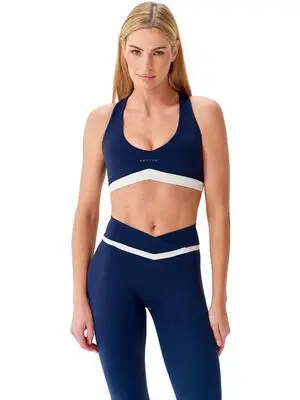REVYVE ACTIVE Scoop Bra - Midnight/white