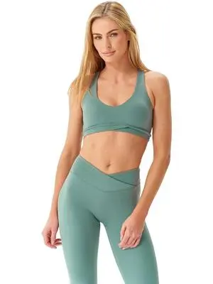 REVYVE ACTIVE Scoop Bra Seafoam