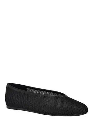 Calvin Klein Zinya Ballet Flats Black Mesh