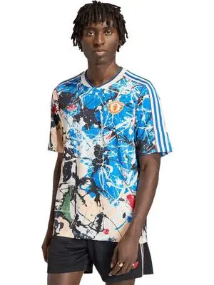 Adidas Manchester United X Stone Roses Replica Jersey - Blue