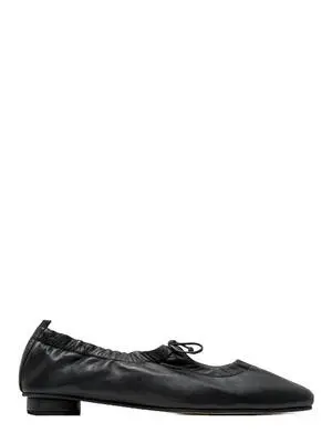 ALTA Gemma Leather Flats - Black