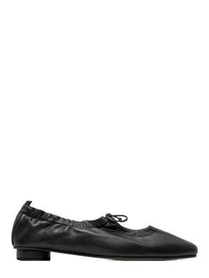 ALTA Gemma Leather Flats - Black