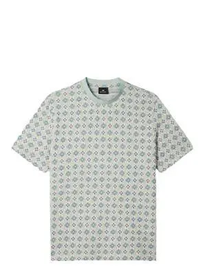 Paul Smith Geo Tile' Cotton-blend T-shirt - Multicolour