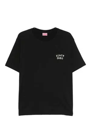 Kenzo Boke Heart Cotton T-shirt - Black