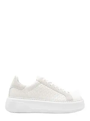 Woolrich Chunky Court Leather Sneakers - White