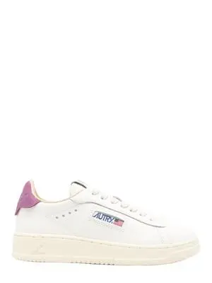 AUTRY Dallas Low Leather Sneakers - Purple