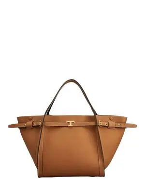 TOD'S Leather Tote Bag - Brown
