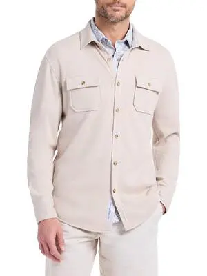 Robert Graham Eastling Cotton Button-up Shirt - Oatmeal