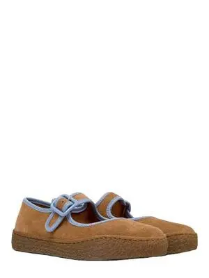 Camper Peu Terreno Mary Jane Flat - Medium Brown