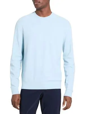 Theory Riland Crewneck Sweater - Light Ocean Air