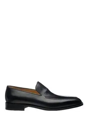 FERRINI French Calf Slip-on Loafer - Black