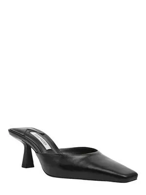 Steve Madden Alyse Mule Black Leather