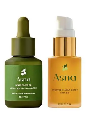 ASNA Beard Oil And 3-in-1 Hair Oil Set - None