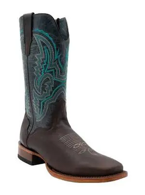 FERRINI Clint Western Boot - Chocolate