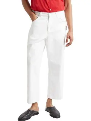 BODE Knolly Brook Twill Trousers - White