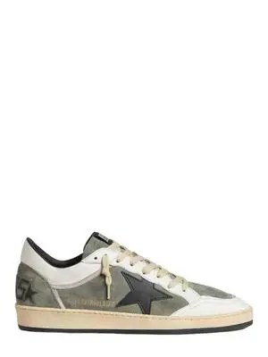GOLDEN GOOSE Star-motif Suede Sneakers - Grey