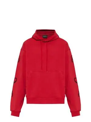 Balenciaga Oversized Hoodie - Red