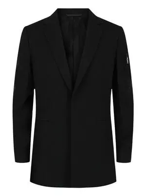 Givenchy Slim Fit Single Breasted Blazer - Black