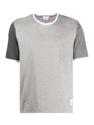 THOM BROWNE Short-Sleeve Ringer T-Shirt