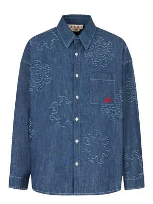 Marni Patterned Shirt - Blue