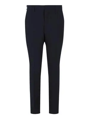 Givenchy Slim Fit Wool Trousers - Blue