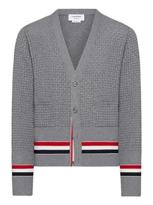 Thom Browne Classic V-neck Cardigan - Grey