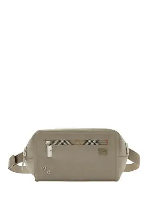 Burberry Check Storm Bumbag - Tan