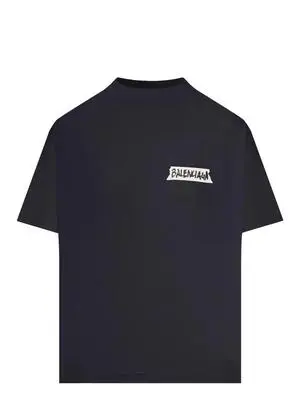 Balenciaga Medium Fit T-shirt - Black