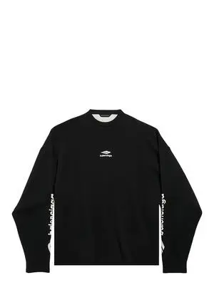 Balenciaga Ski Crewneck Long-sleeve T-shirt - Black