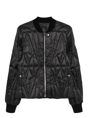 Rick Owens X Moncler Geocamo Flight Jacket - Black