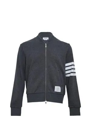 Thom Browne Classic Loopback Bomber - Grey