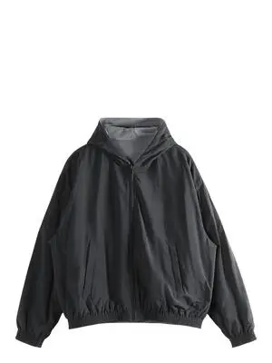 Balenciaga Hooded Reversible Jacket - Black