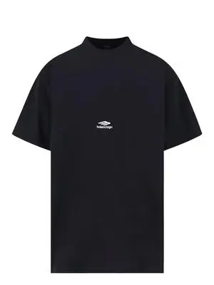 Balenciaga Oversized Crew Neck T-shirt - Black