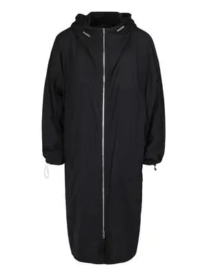 Givenchy Hooded Zip Up Parka - Black