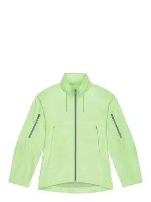 Givenchy Leather Windbreaker Jacket - Green
