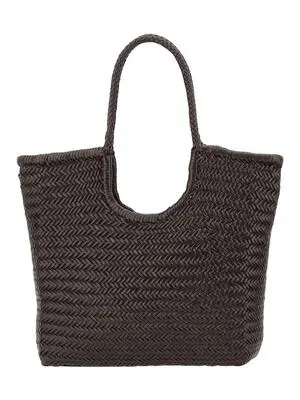 Dragon Diffusion Woven Shoulder Bag Earth