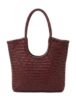 Dragon Diffusion Woven Shoulder Bag - Red